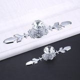 Lzvxtym 6PCS Crystal Diamond Glass Pull Handle Door Knobs Drawer ...