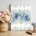 Blue Hydrangea Canvas Wall Art for Living Room, Rustic Summer Blue ...