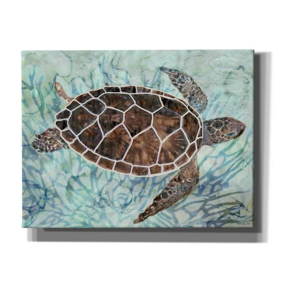 Epic Graffiti 'Sea Turtle Collage 1' by Stellar Design Studio, Canvas ...