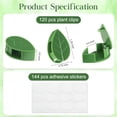 120 Pcs Plant Wall Clips, Plant Climbing Wall Fixture Clips, Wall Vines ...