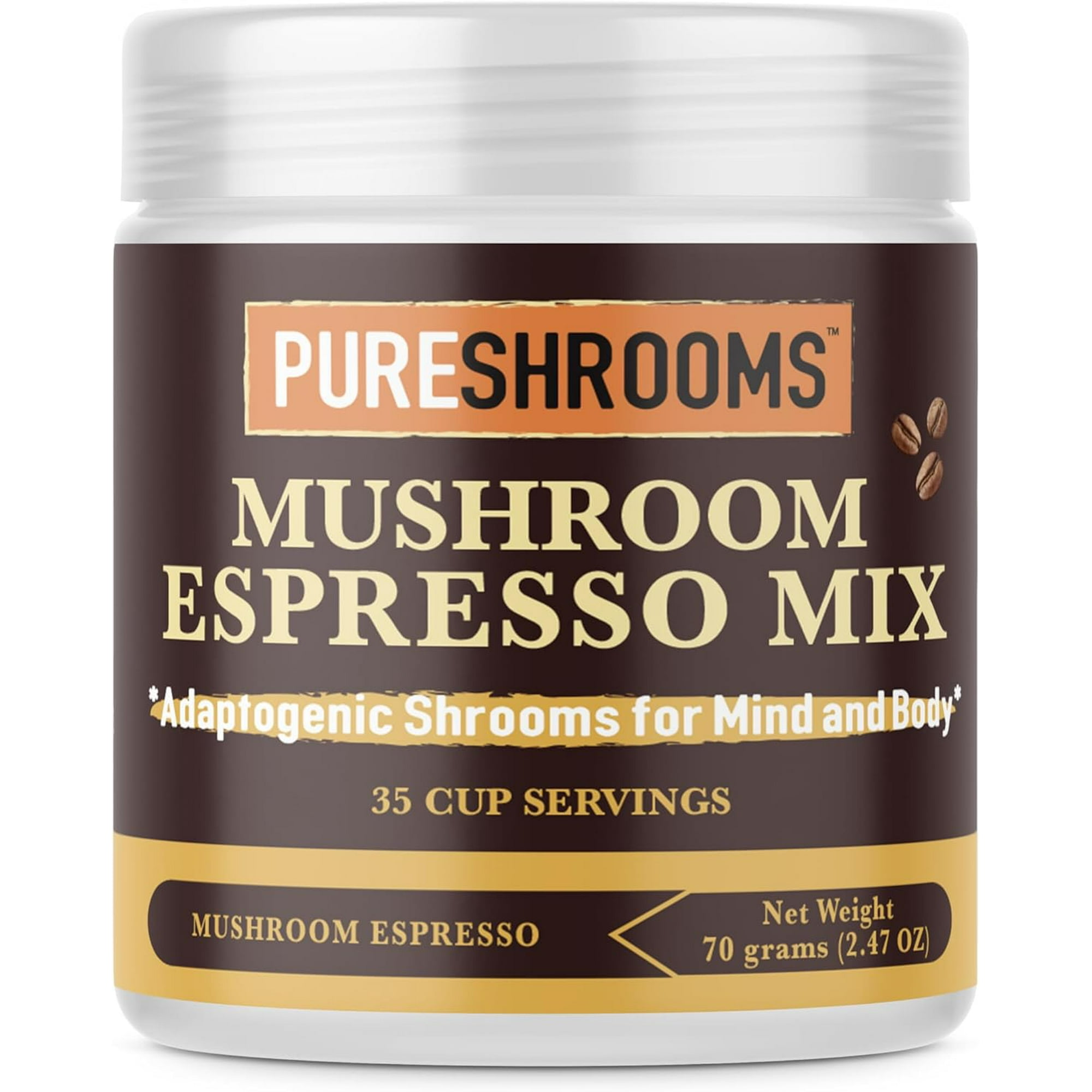 Click here for Pureshrooms Adaptogenic Espresso Mushroom Coffee M... prices