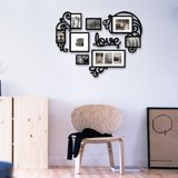 Free Shipping! Heart Shaped Family Photo Frame Collage Display Three ...