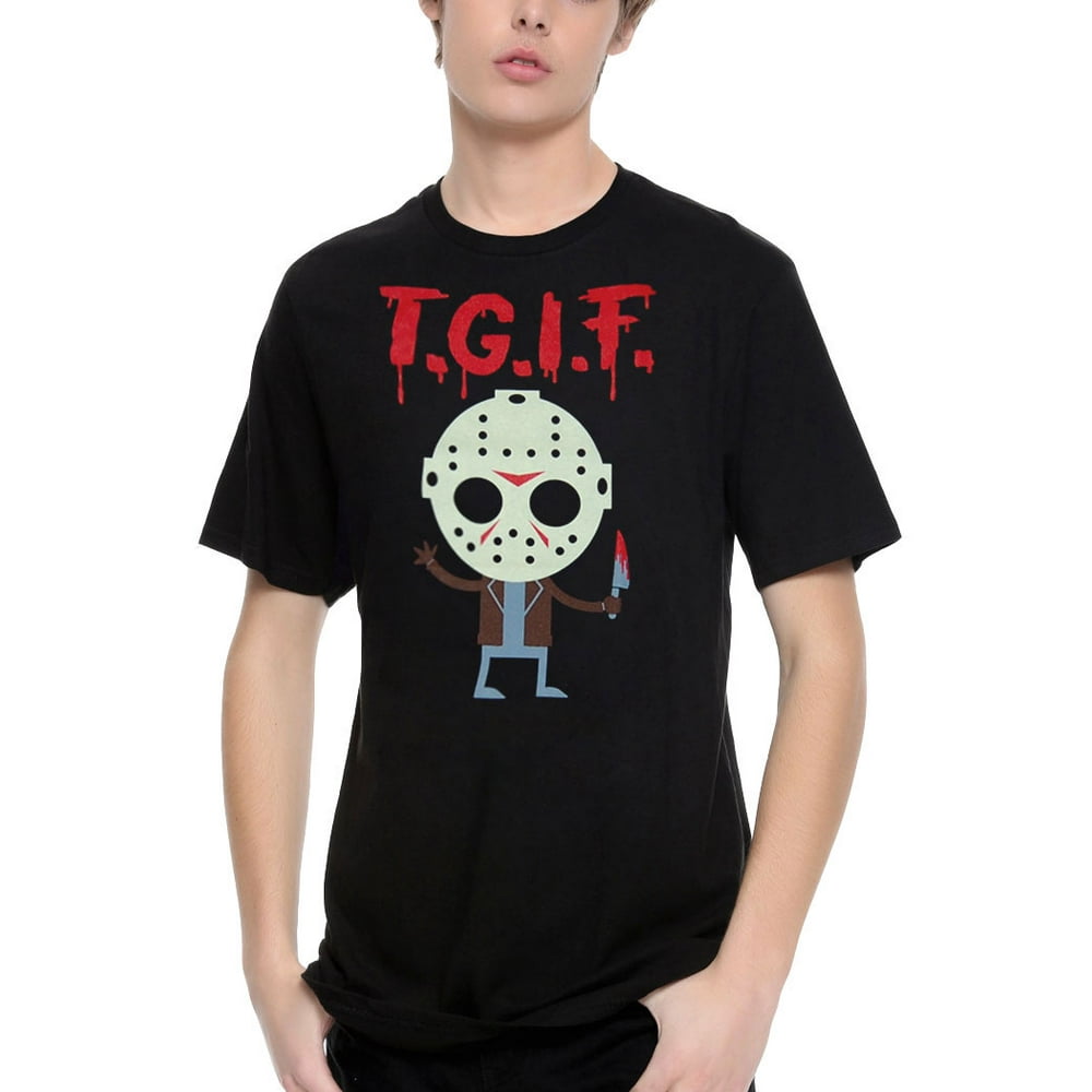 Friday the 13th - Friday the 13th T.G.I.F. T-Shirt - Walmart.com ...