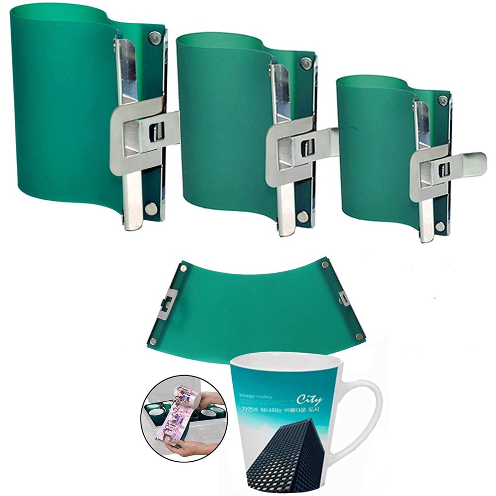 INTBUYING 6pcs Rubber Clamp 11oz 12oz 15oz Sublimation Silicone Mug ...