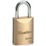 Master Lock Solid Steel 64 mm (2-1/ 2in) Padlock with Key, 24mm (15/16 ...