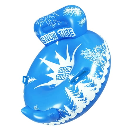 Inflatable Snow Tube,Heavy Duty Snow Sled with Handles,Thickening PVC ...