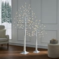 Best Choice Products Set of 3 Lighted Twig Birch Trees, 4ft, 6ft, 8ft w ...