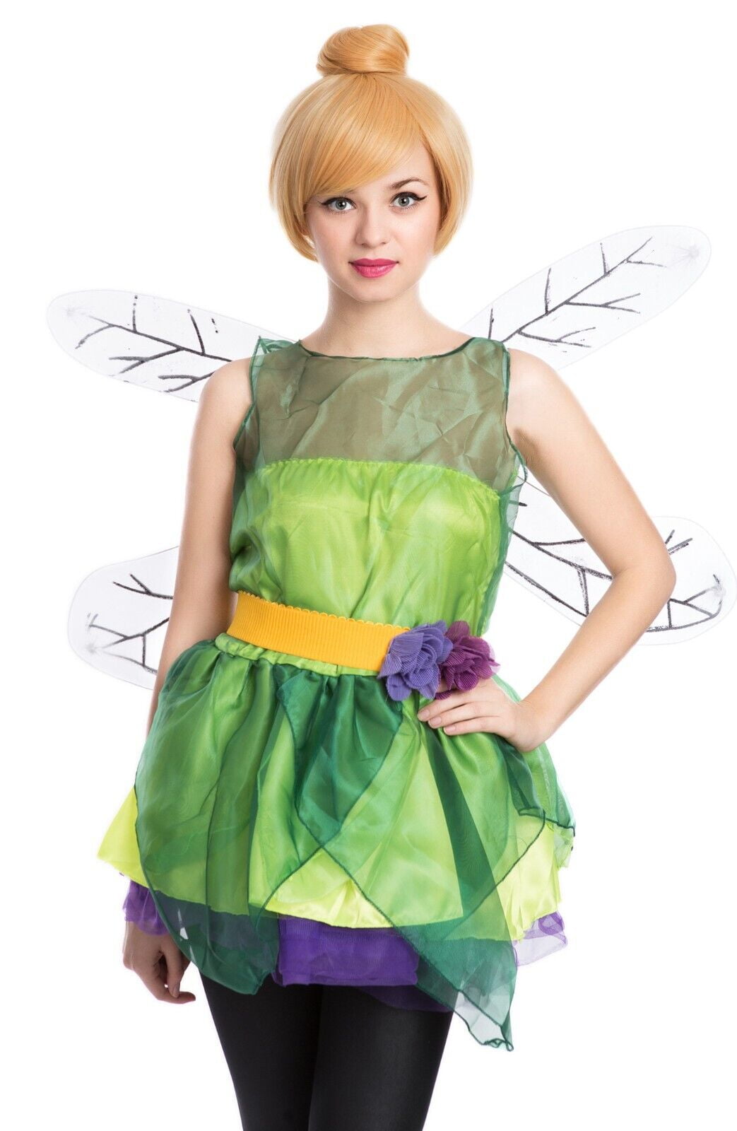 Onedor Princess Tinker Bell Wig with Bun, Halloween Costume Party ...
