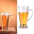 ANXPTIME Shatterproof Acrylic Beer Mug with Handle Milk Coffee Water ...