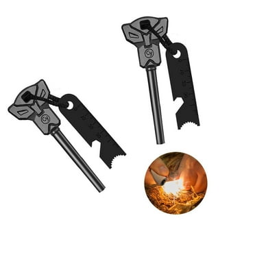 YOLOKE Portable Waterproof Flint Fire Starter Match, Permanent Match ...