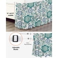 Abstract Paisley Pattern Bed Skirt King Size 16 Inch Drop, Vintage ...