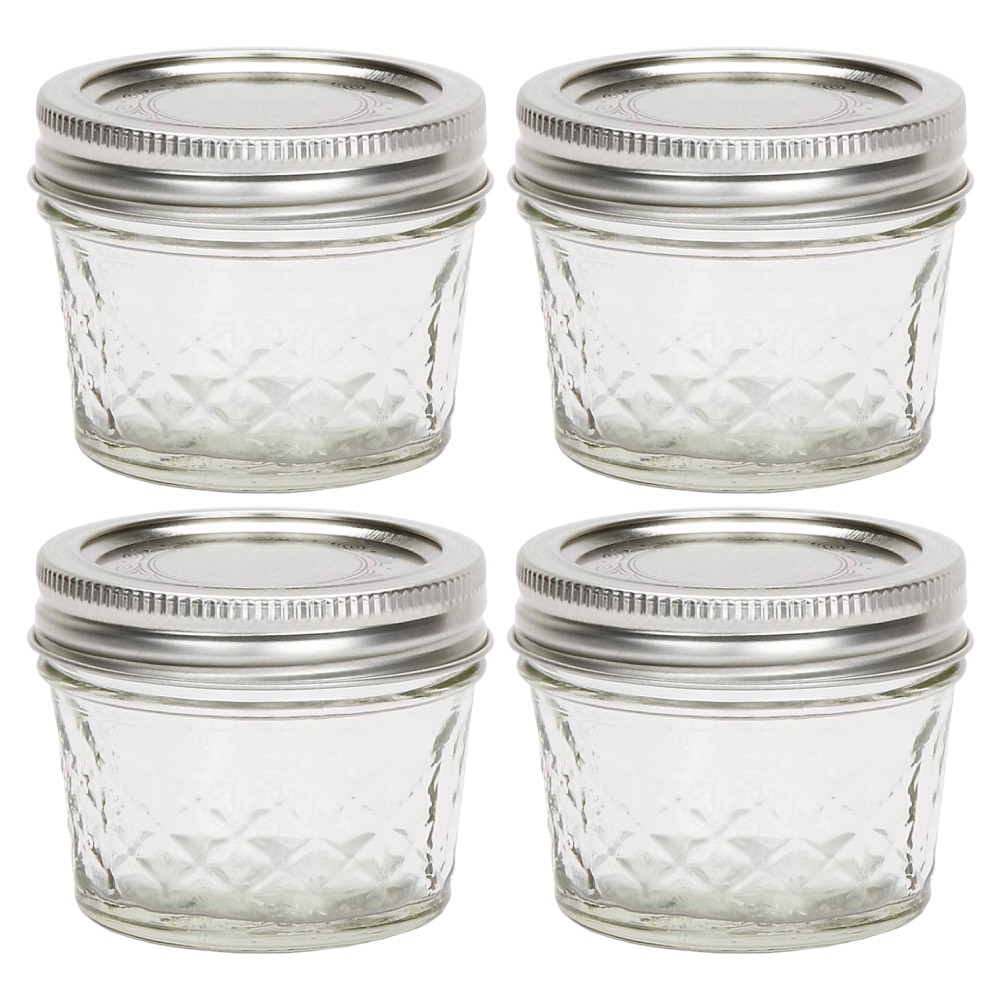 Ball Jelly Jars Quilted Crystal Glass Jars With Lids And Bands 4 Ounce Ball Jelly Jars Quilted Crystal Glass Jars With Lids And Bands 4 Ounce