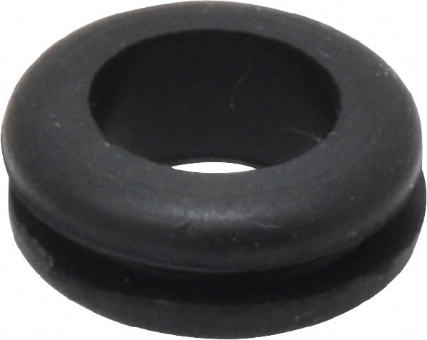 100 Pack Flexible Rubber Grommets w/ Groove, 5/8" OD x 3/8" ID x 1/4 ...