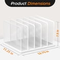 Desk File Organizer Upright Mesh Desktop Organizer File Sorter Office ...