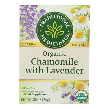 Traditional Medicinals Organic Chamomile Herbal Tea, Supports Healthy ...