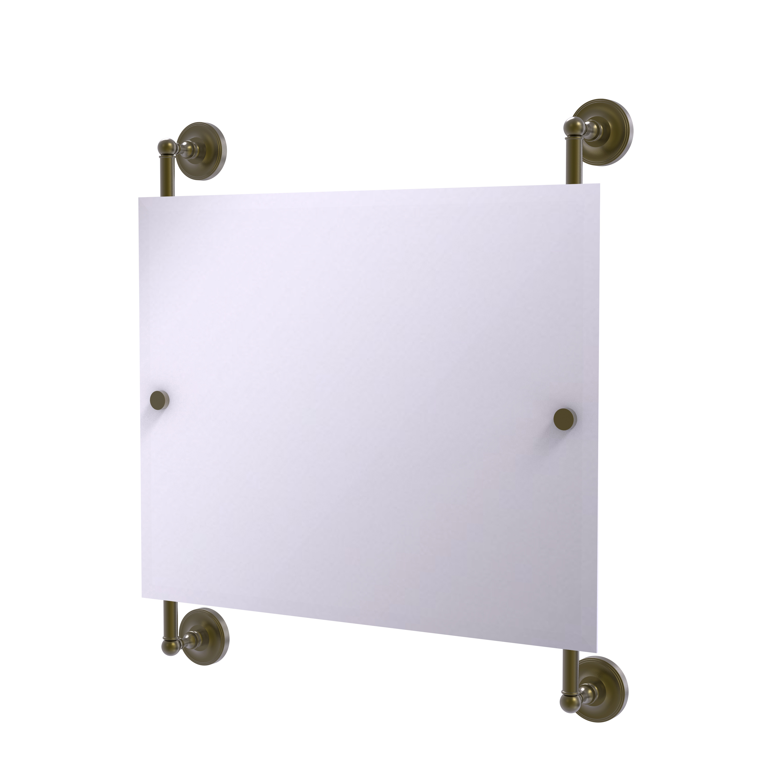 Prestige Regal Landscape Rectangular Frameless Rail Mounted Mirror ...