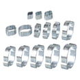 10PCS 304 Steel Double Ear Clamps Pipe Clip Ideal for Plumbing ...