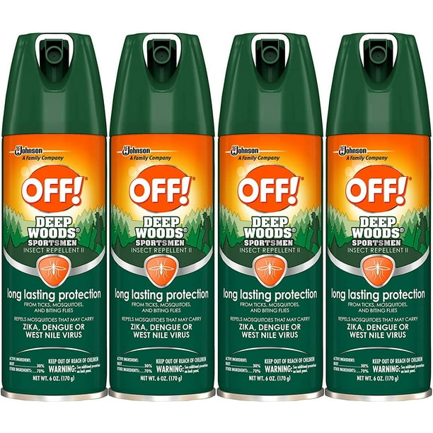 OFF! Sportsmen Deep Woods Insect and Mosquito Repellent II, Long ...