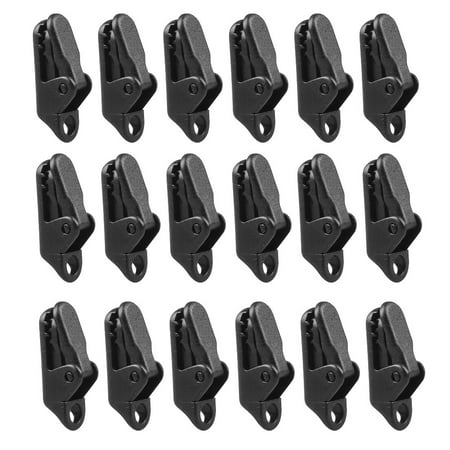 SHARKDOOK Tarp Clip, Tent Clip, Plastic Clip, 20 Clamps Plastic Tent ...