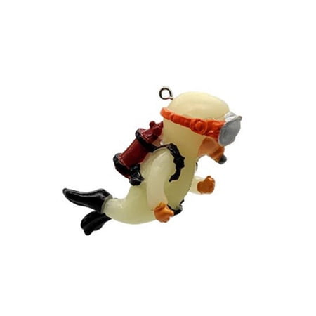 Lumineux Mini Plongeur Kawaii Résine Flottant Frogman Simulé pour ...