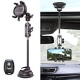 Car Phone Mount Holder Aluminum Base Double Installation Design ...