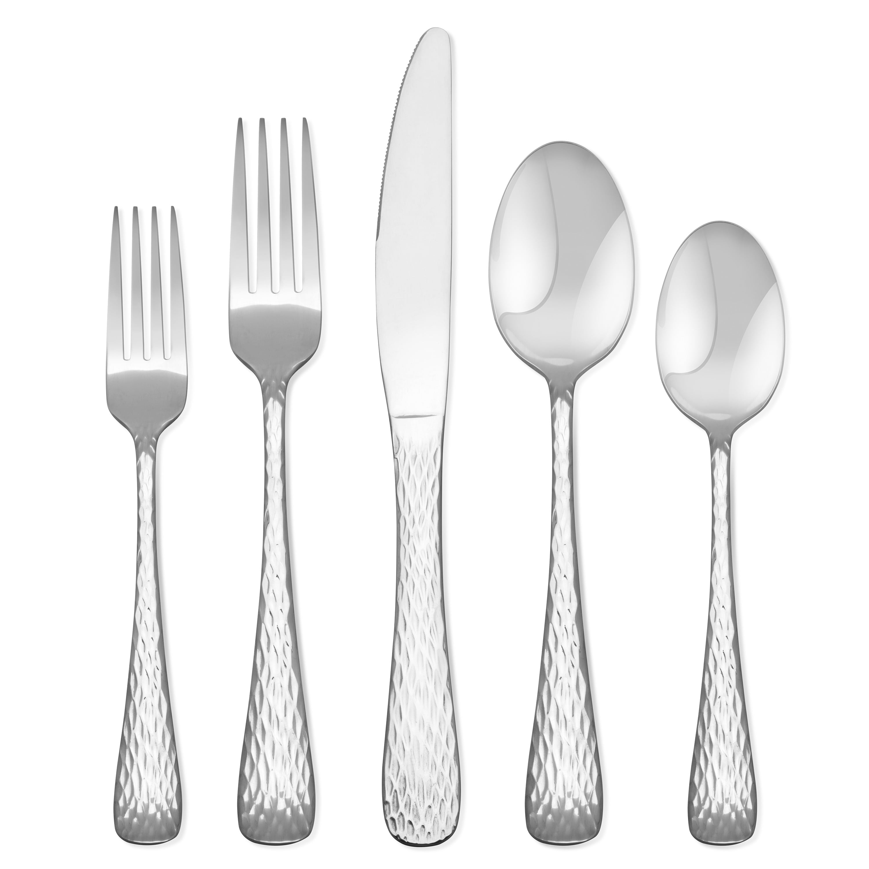 Hampton Forge™ Melody Hammered - 20 Piece Flatware Set, Service for 4 ...