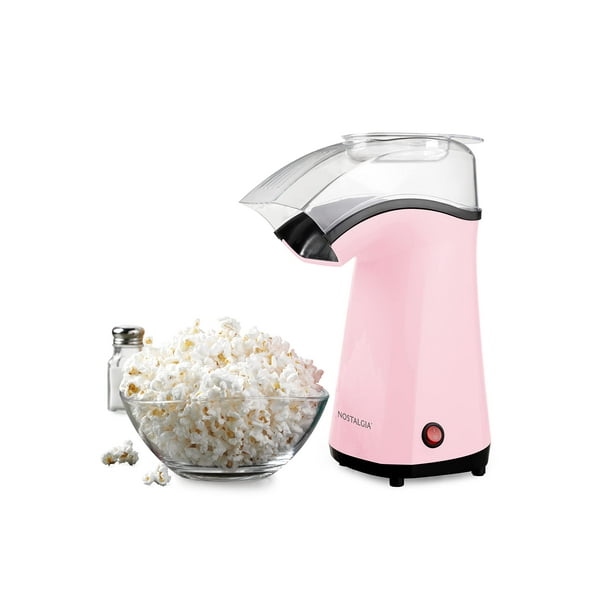 Nostalgia Hot-Air Electric Popcorn Maker, 12 cups, Healthy Oil Free ...