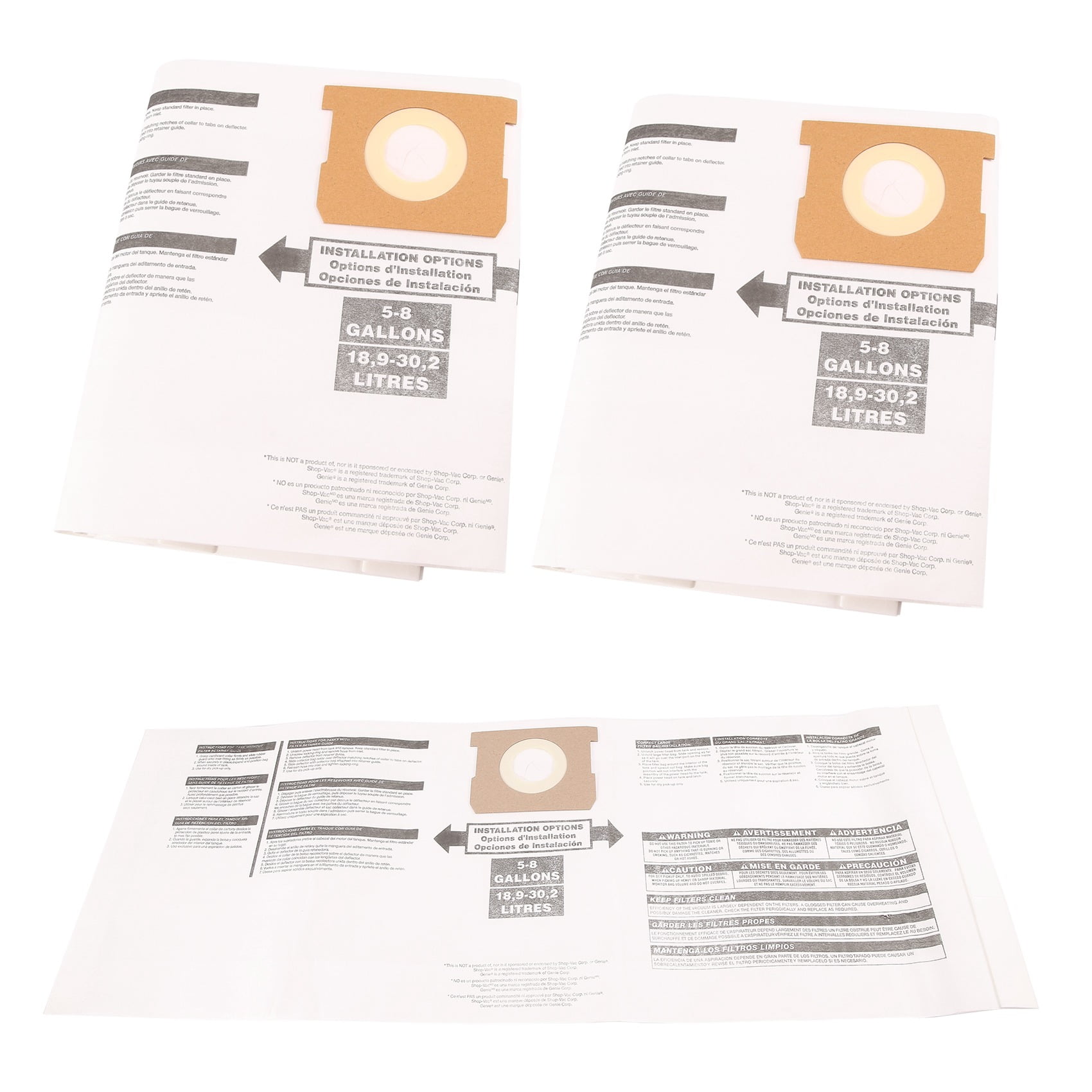 Click here for Unbranded Universal Dry Dust Bag 5 To 8 Gallon Vac... prices