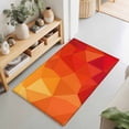 2x3ft Area Rug,Abstract Geometric Mosaic Triangular Shapes Washable ...