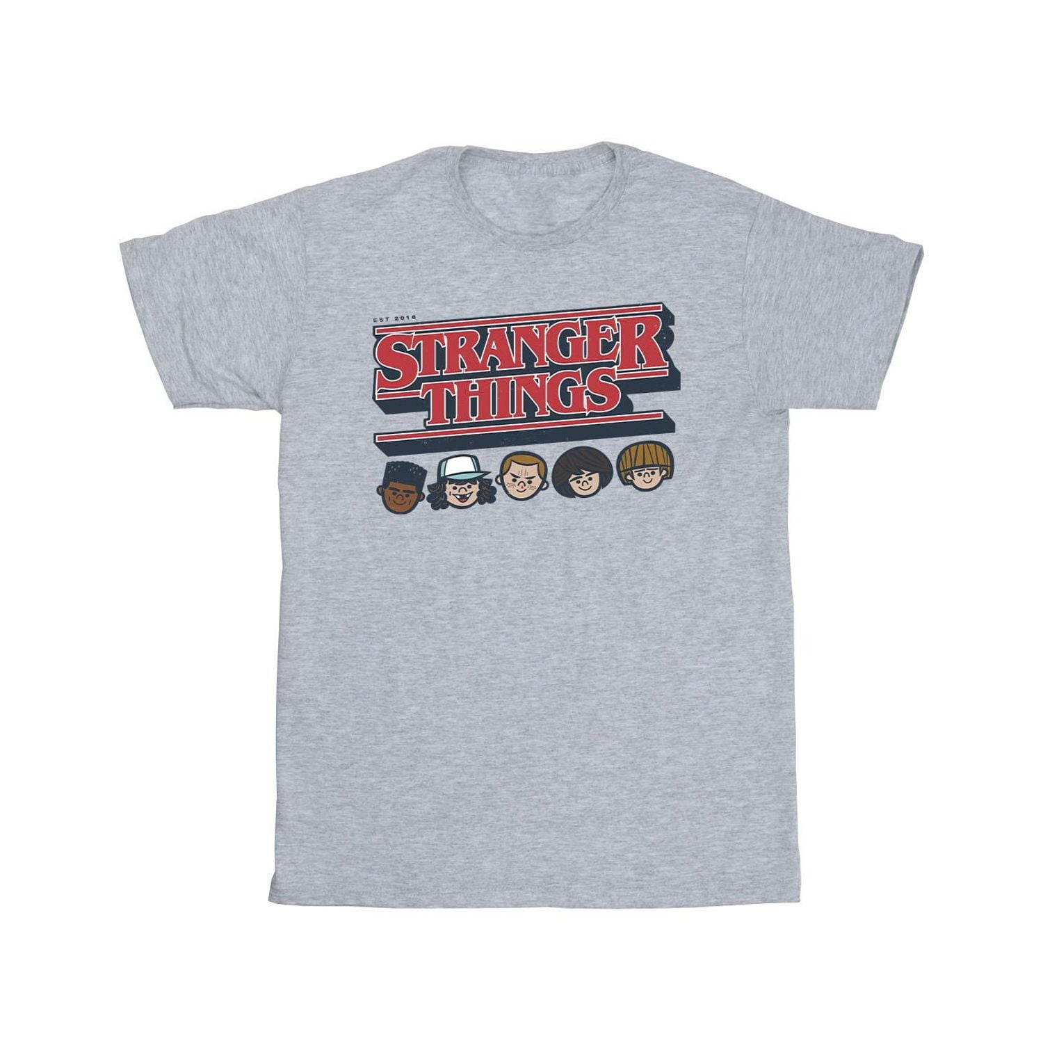Click here for Netflix Boys Stranger Things Caricature Logo T-Shi... prices