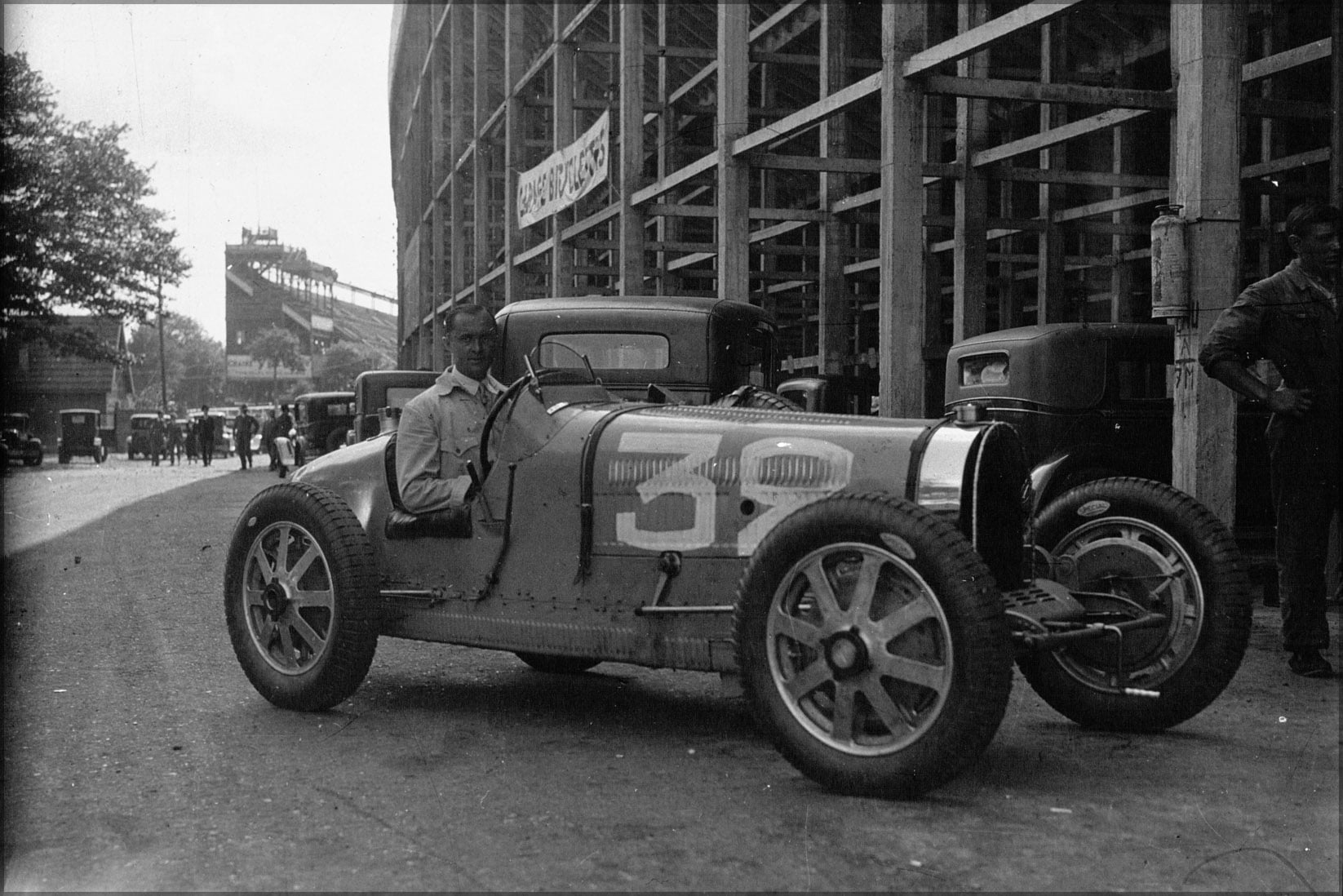 24"x36" Gallery Poster, Louis Chiron at the 1931 French Grand Prix ...