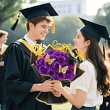 Waipfaru Graduation Gifts for Her,2025 Graduation Flower Gift,36 Pcs ...