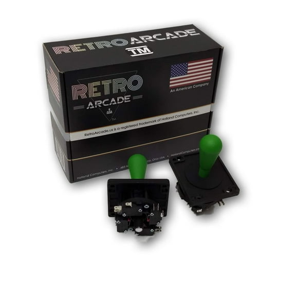 Happ American Competition Style Arcade Joystick BLACK 4/8 Way ...