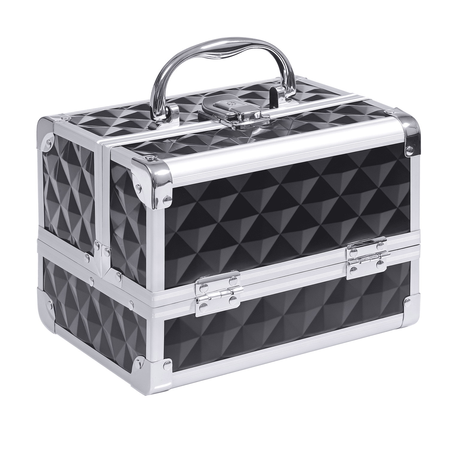 Click here for Homcom Pro Aluminum Makeup Train Case Jewelry Stor... prices