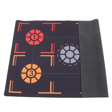 Basketball Footstep Training Mat, Point Reminders Black Enlarged 3mm ...