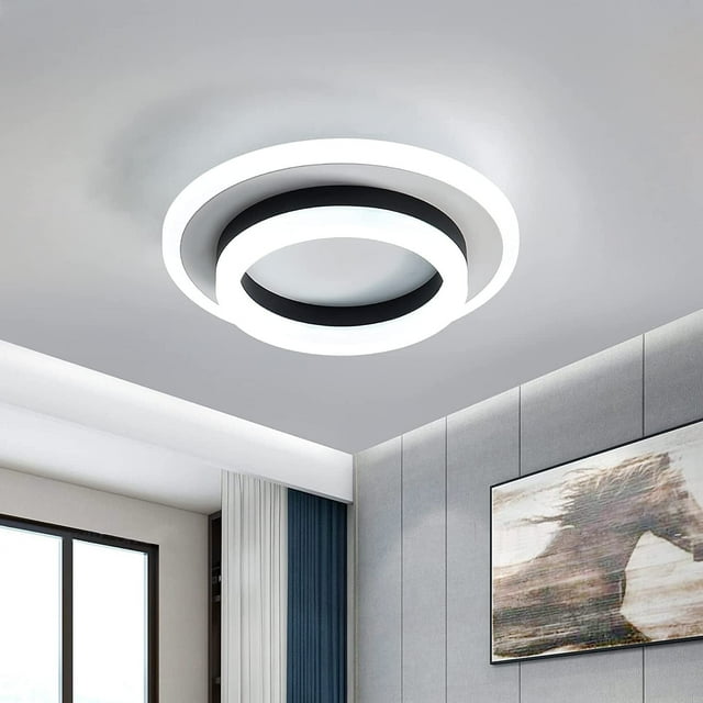 ADISUN LED Ceiling Light Modern Flush Mount Ceiling Lamps Round 6000K ...