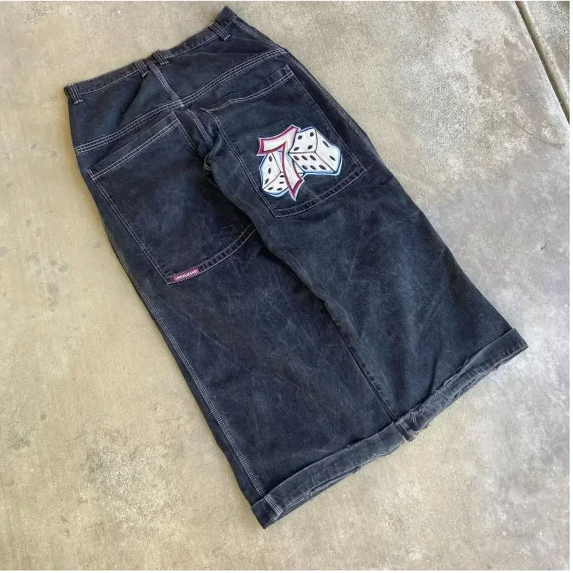 Click here for Zeruo Jnco Y2k Baggy Jeans Men Women Retro Streetw... prices