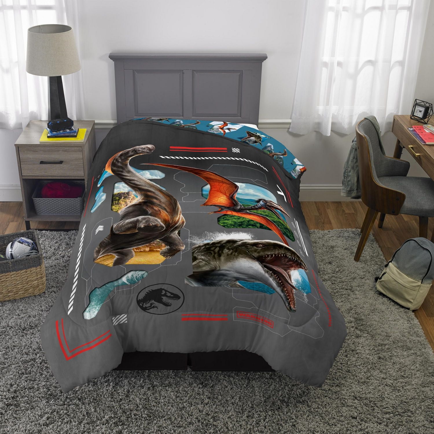 Click here for Jurassic World Jurassic Triple Team Twin/Full Comf... prices