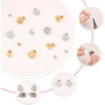 24Pcs 12Styles Stainless Steel Round Earring Studs Blank with 304 ...