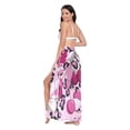 BZSMCE Leopard Print Skin Pattern Maxi Cover-Up Skirt, Lightweight ...