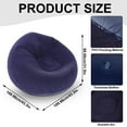Tebru Indoor Air Lounge Inflatable Sofa, Ultra Soft Single Chair for ...