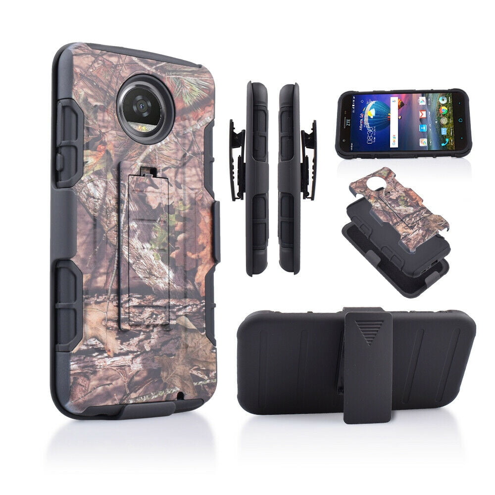 For 5.5" Motorola Moto Z2 Force, Moto Z2 Play Built-in Kickstand 3 ...