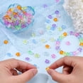 320Pcs 8 Colors Transparent Acrylic Beads Star Mixed Color 9x9.5x5.5mm ...