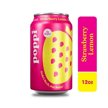 poppi Punch Pop Prebiotic Soda, 12 oz, 4 Pack Cans - Walmart.com