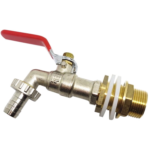 Brass Faucet Valve Adapter, Brass Shut Off Valve, Durable Plastic ...
