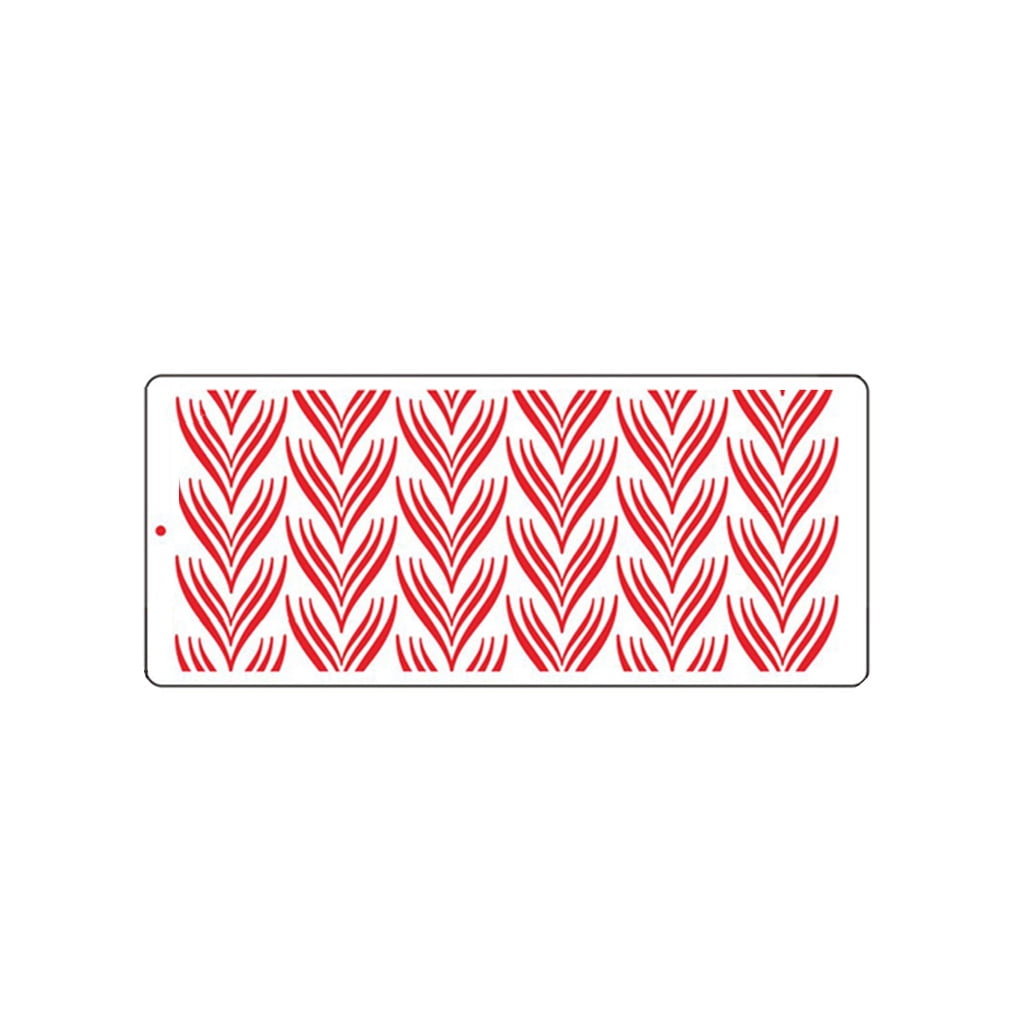 Birthday Cake Edge Decoration Hollow Fondant Plastic Stencil Border ...