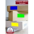 Royal Green Color Coding Labels 2x1.2 inch Rectangular Stickers in 8 ...