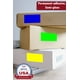 Royal Green Color Coding Labels 2x1.2 inch Rectangular Stickers in 8 ...