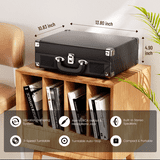 MAIO Turntable Record Player, 3-Speed 33/45/78RPM Vinyl Spinner with 2 ...