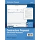 Adams Contractor Proposal Form, 3-Part Carbonless, 8 1/2" x 11 7/16 ...